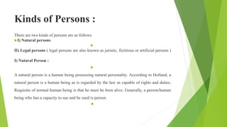 Types of Persons in Law.pptx