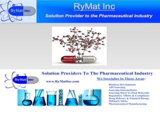 Several types of pharmaceutical companies serving the industry | PPT