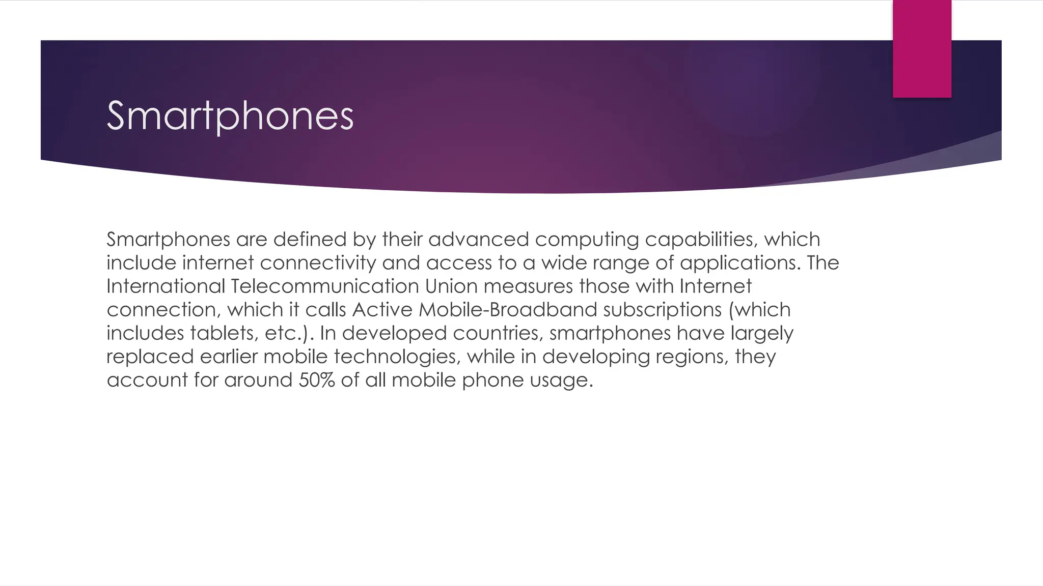 A small PPT on different types of Phones | PPTX