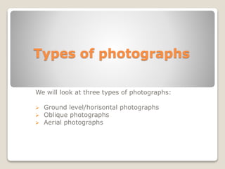 Types of photographs | PPTX