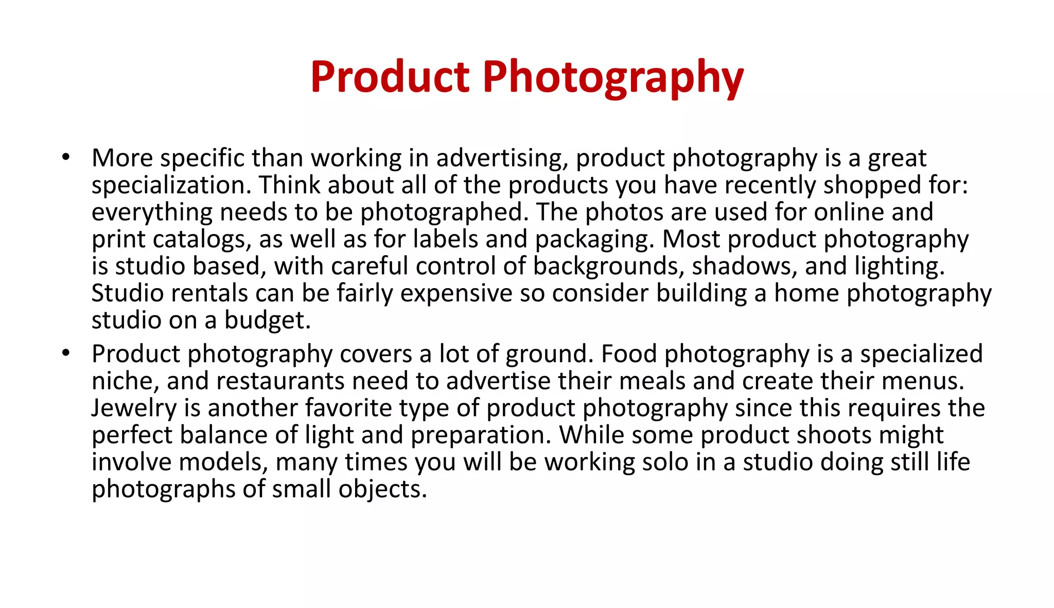 Types of Photography Genres _ M.Mujeeb Riaz | PDF