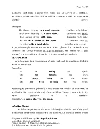 Types of phrases | DOCX