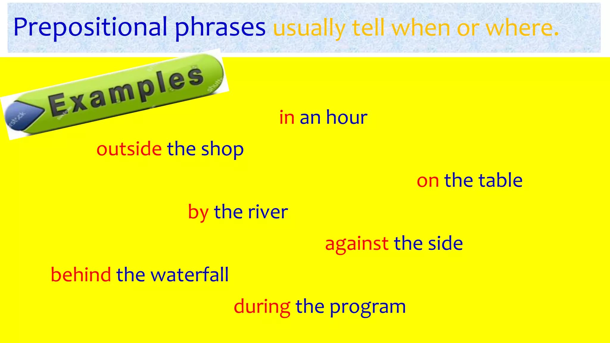 Types of Phrases | PPTX