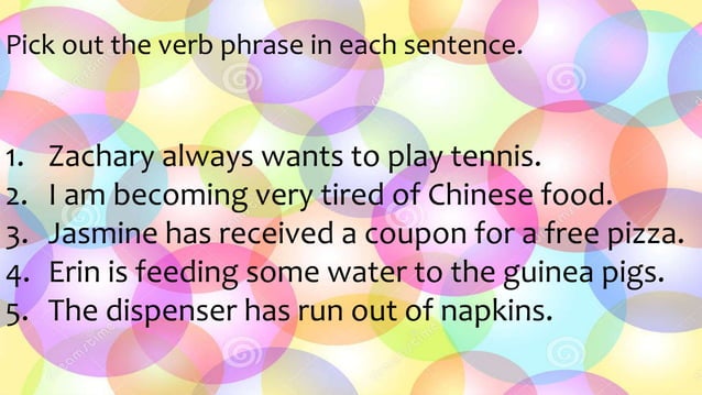 Types of Phrases | PPTX