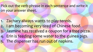 Types of Phrases | PPTX