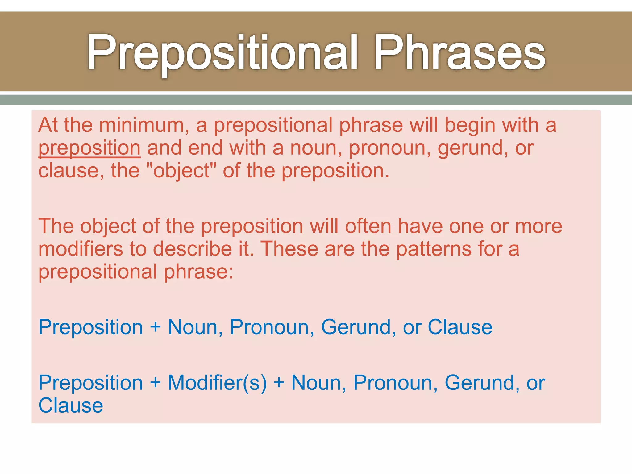 Types of phrases- Alafaq School | PPT