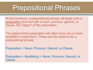 Types of phrases- Alafaq School | PPT