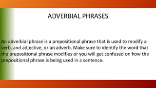 Types of phrases | PPTX