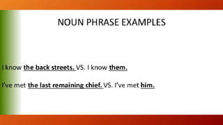 Types of phrases | PPTX