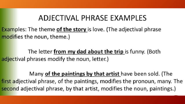 Types of phrases | PPT