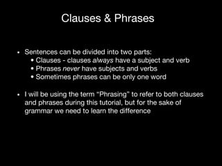 Types of phrases | PPTX
