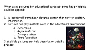 Types of pictorial media | PPTX