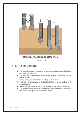 Types of pile foundation | PDF