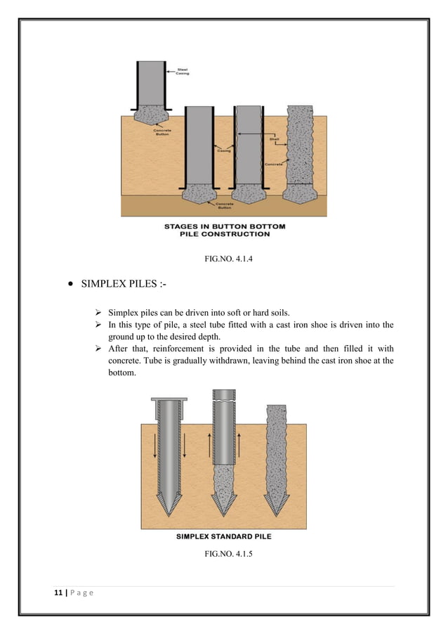 Types of pile foundation | PDF