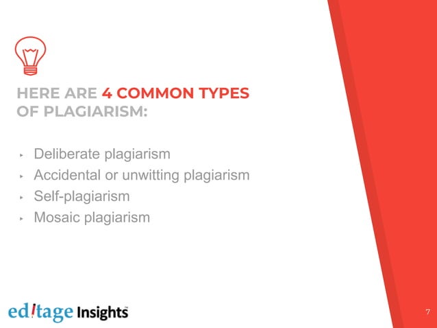 Types of plagiarism in academic publishing | PPTX