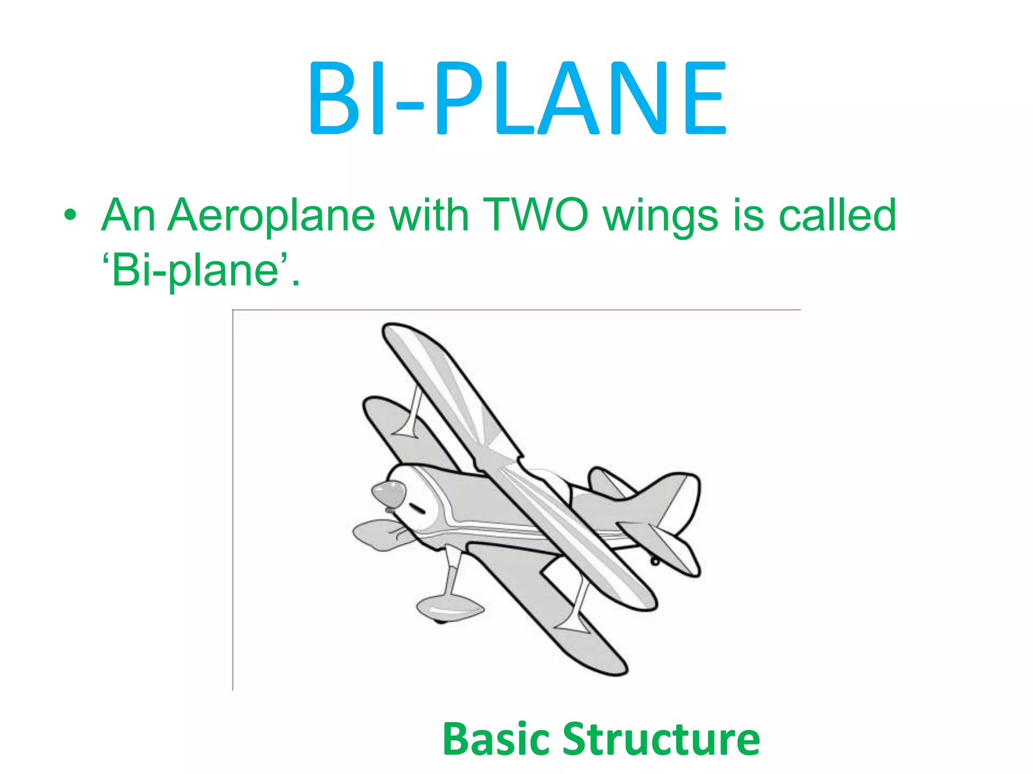 TYPES OF PLANE | PPT