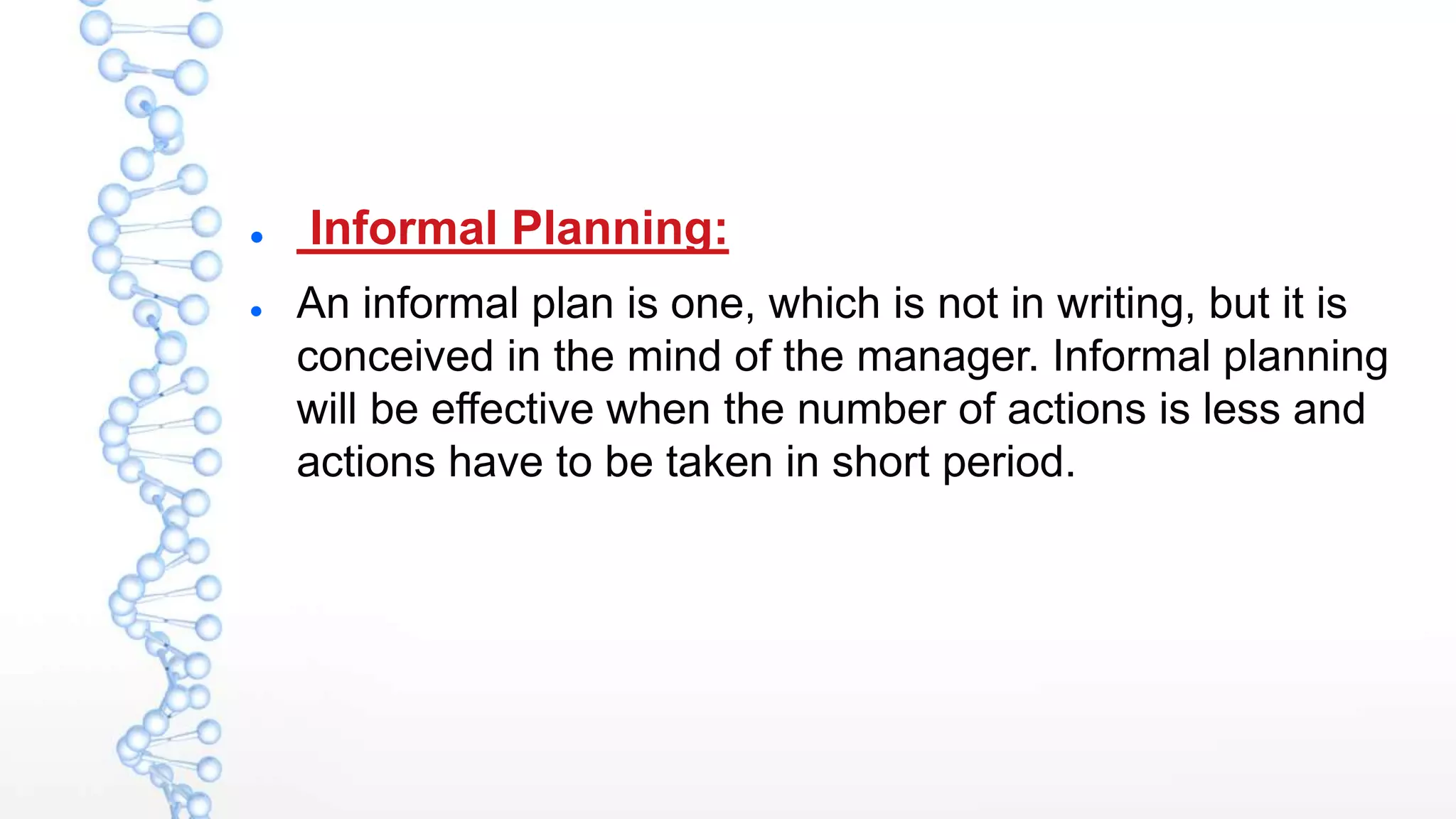 Types of planning | PPTX