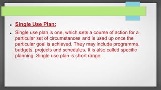 Types of planning | PPTX