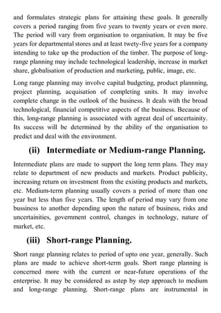 Types of plans | DOCX