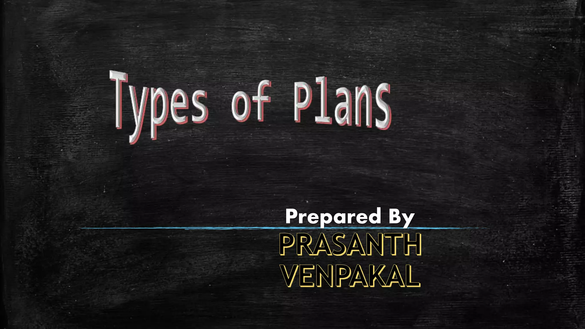 Types of plans | PPTX