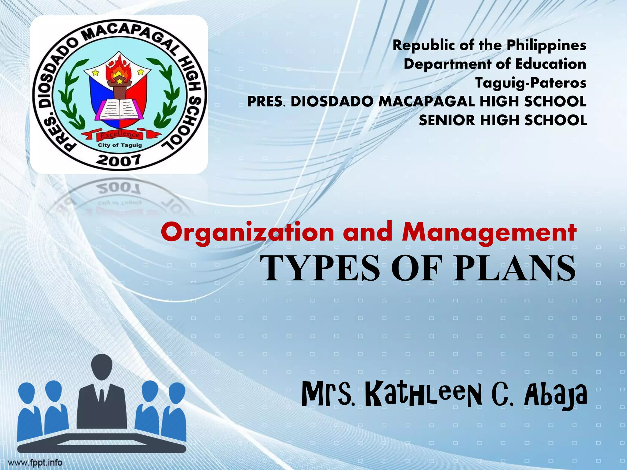 Types of plans | PDF