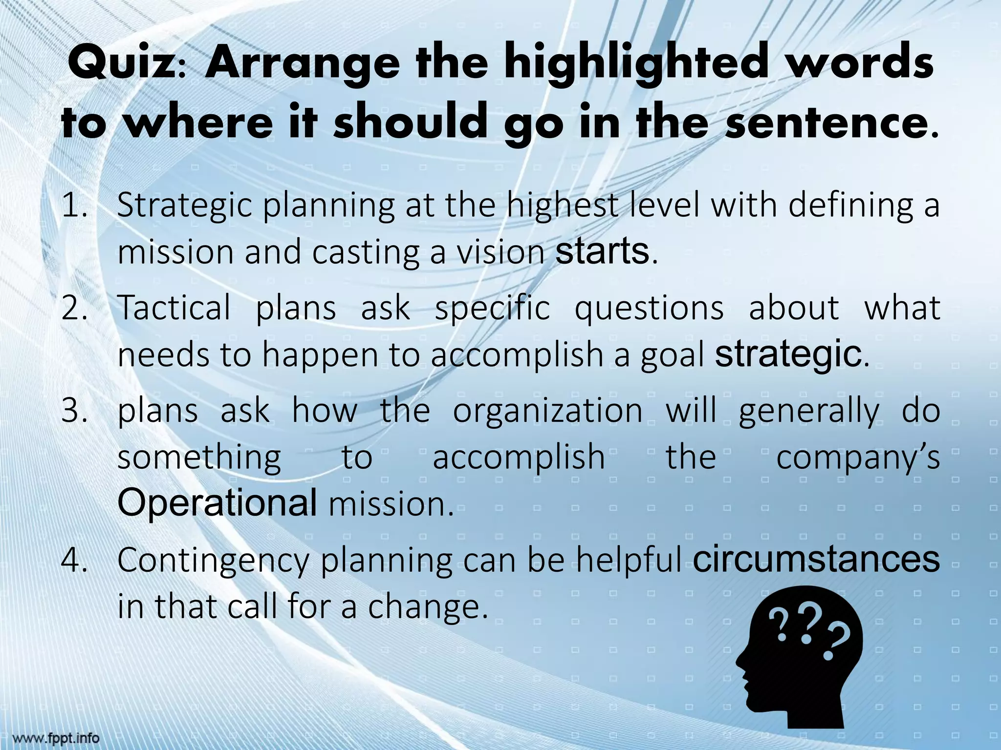 Types of plans | PDF