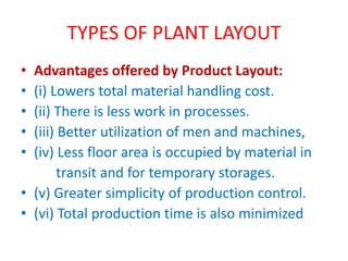 Types of plant layout | PPTX