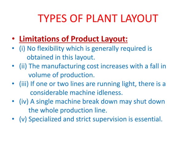 Types of plant layout | PPTX