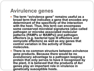 Types of plant resistance to pathogens | PPTX