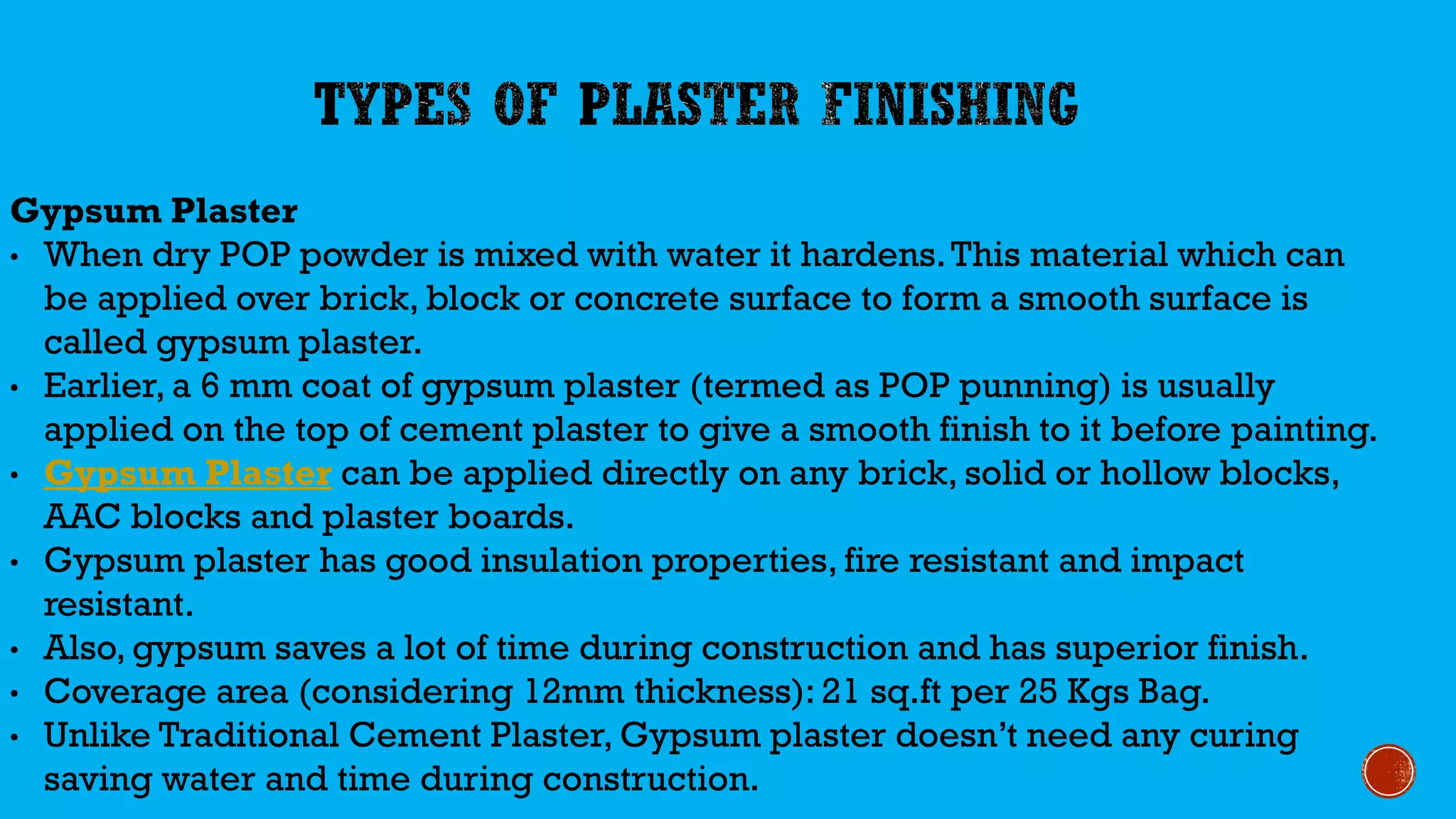 Types of plaster | PDF