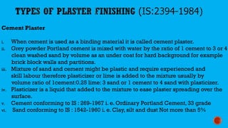 Types of plaster | PDF