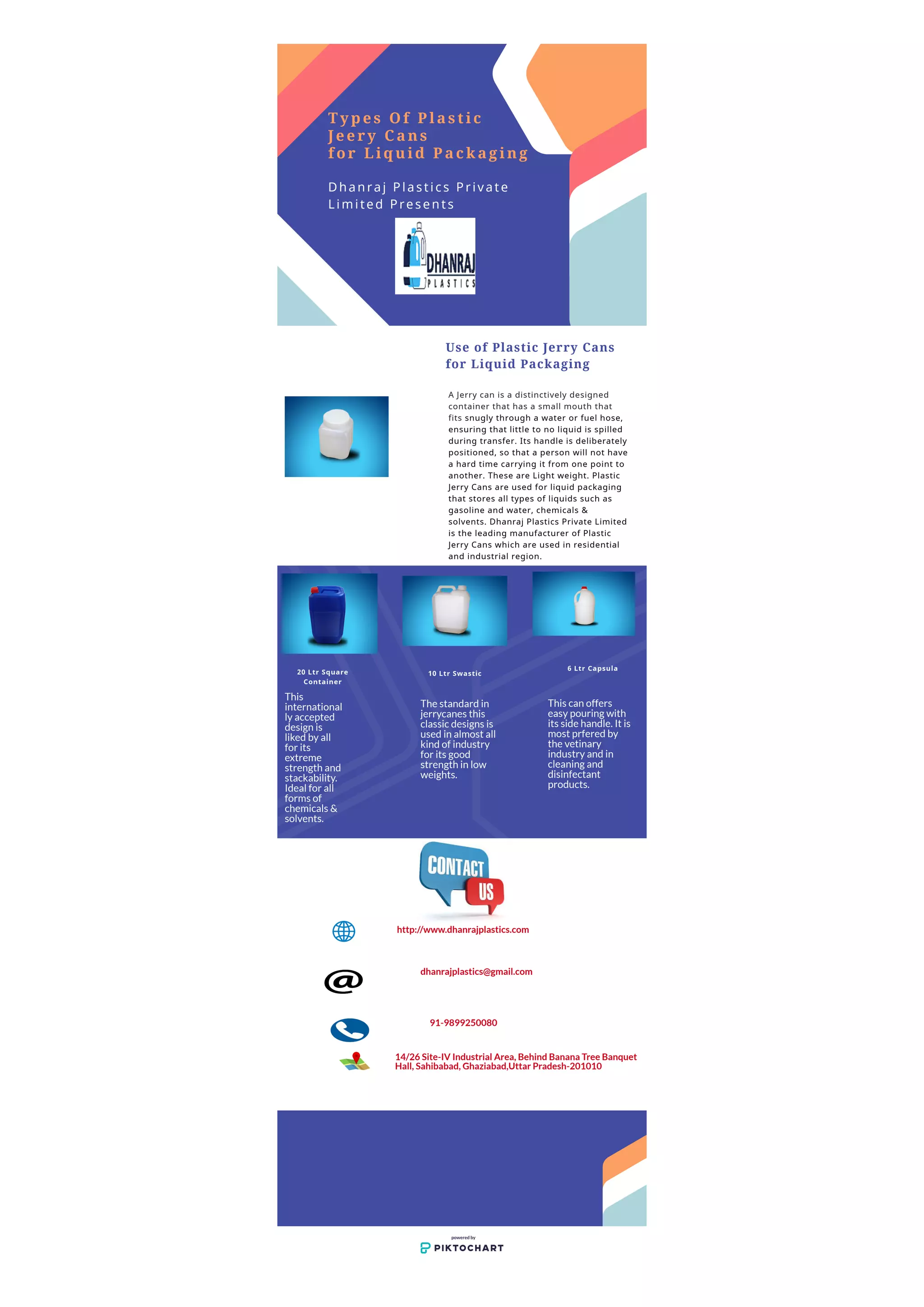 Types of plastic jerry cans for liquid packaging | PDF