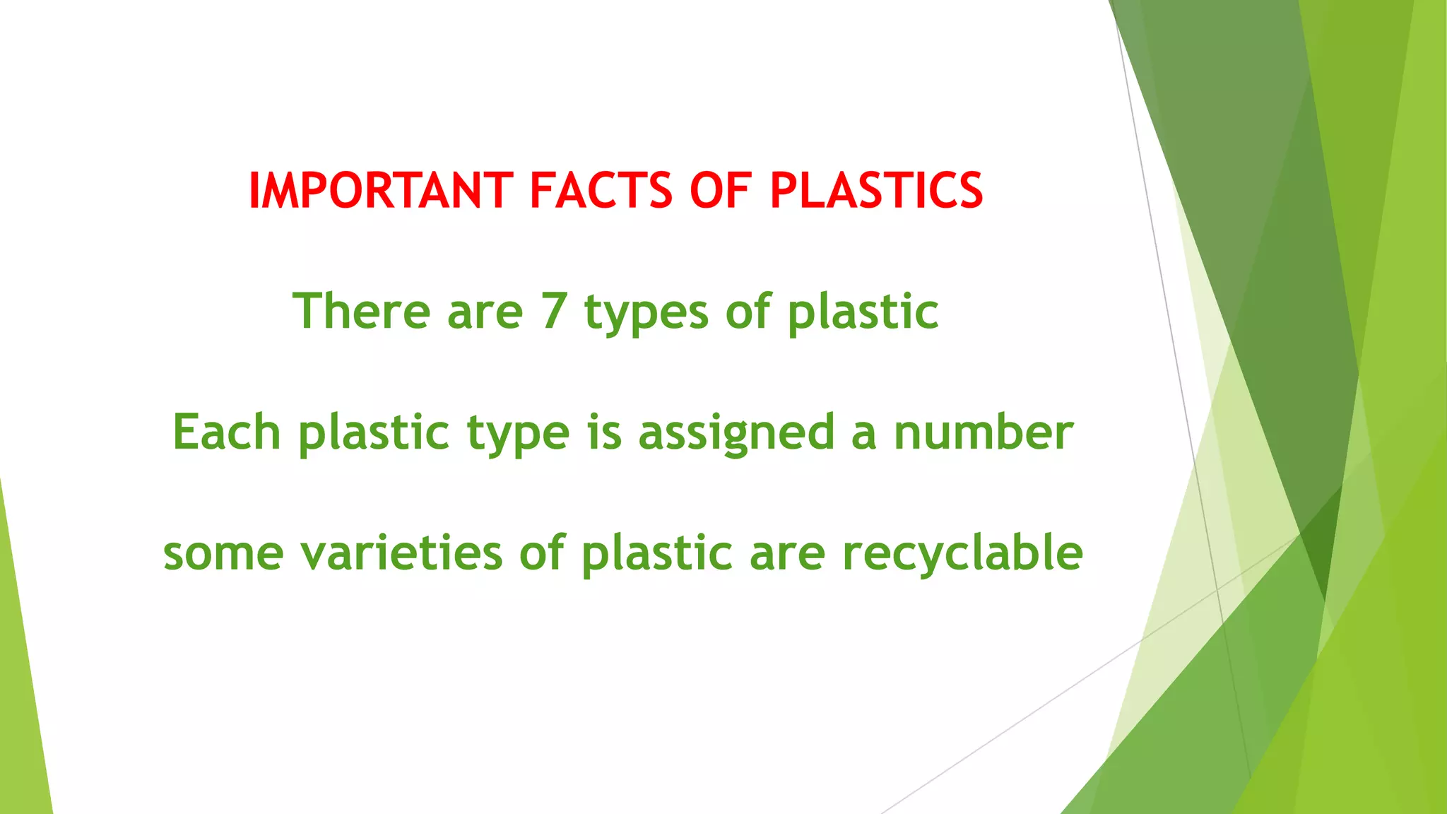 Types of plastics | PPTX