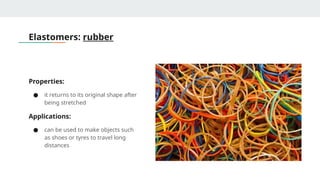 Types of plastics Thermosets Thermoplastics Elastomers | PPTX