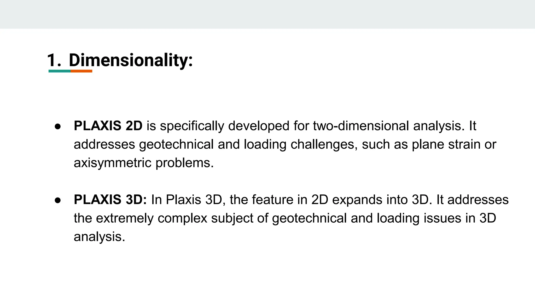 What is PLAXIS Software | Types Of Plaxis Software | PPTX