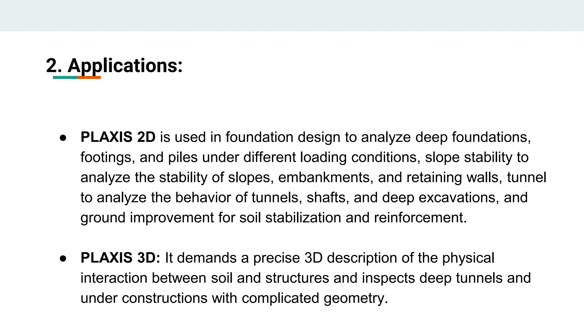 What is PLAXIS Software | Types Of Plaxis Software | PPTX