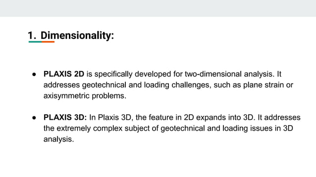 What is PLAXIS Software | Types Of Plaxis Software | PPTX