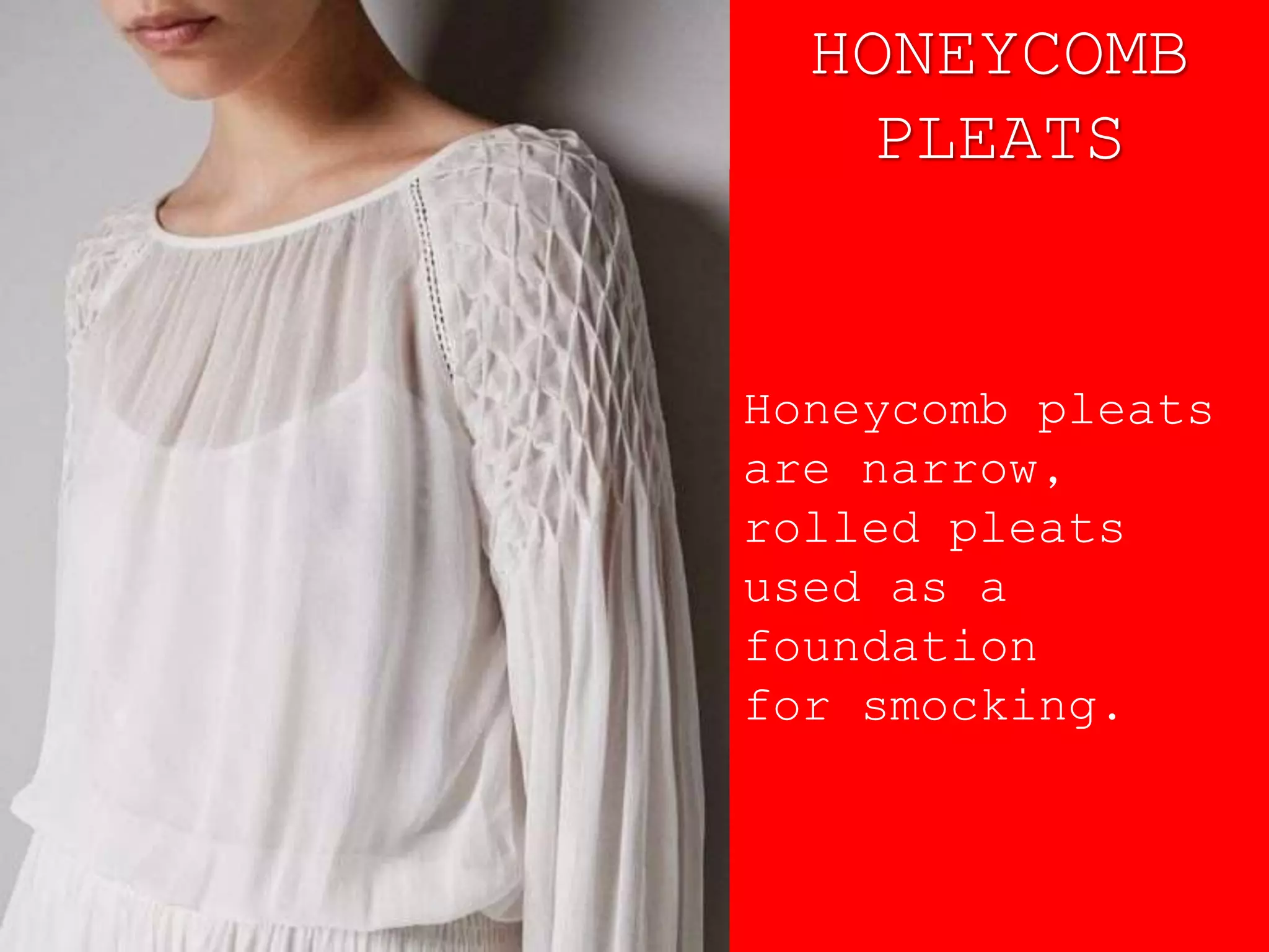 Types of pleats | PPTX