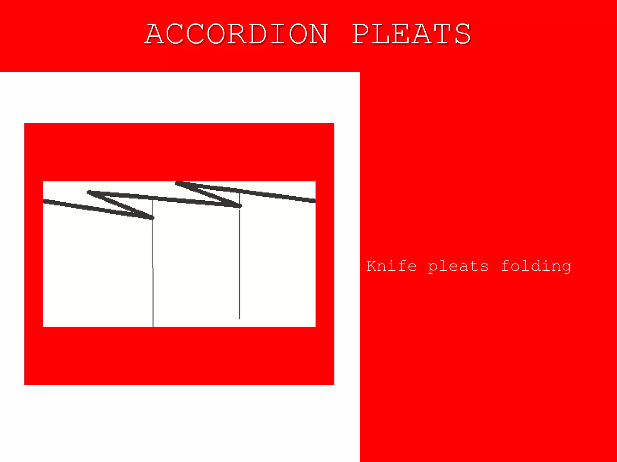 Types of pleats | PPTX