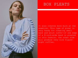 Types of pleats | PPTX