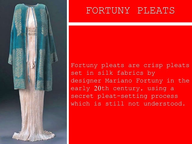 Types of pleats | PPTX