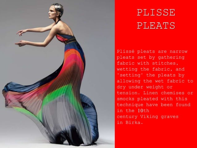 Types of pleats | PPTX