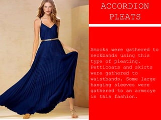 Types of pleats | PPTX