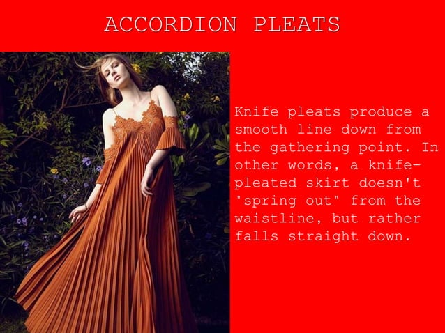 Types of pleats | PPTX