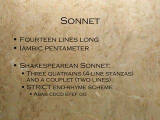 Types of Poems | PPT