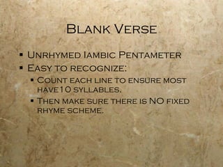 Types of Poems | PPT