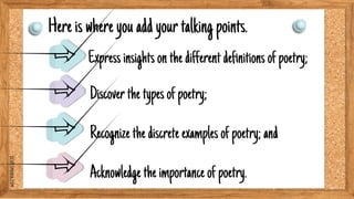 Types of Poetry | PDF