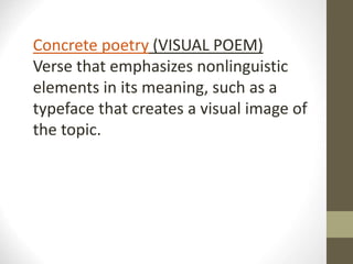 Types of Poetry.pptttttttttttttttttttttttttttttt10 | PPT