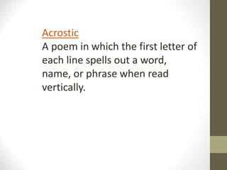 Types of Poetry.pptttttttttttttttttttttttttttttt10 | PPT