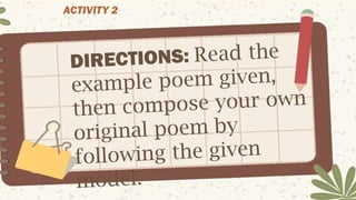 Types of Poetry powerpoint presentations | PPTX | Poetry | Books and Literature